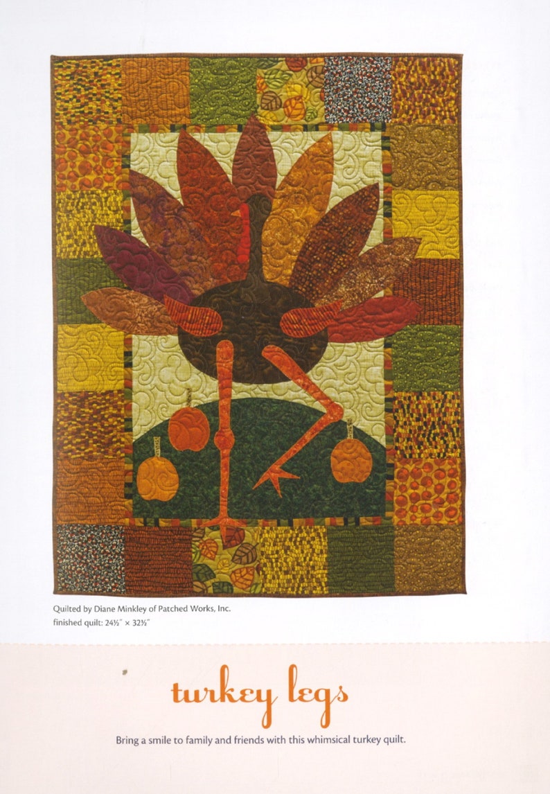 Festive Fall Quilts Sewing Pattern Book - 64 PAGES - Written and ...