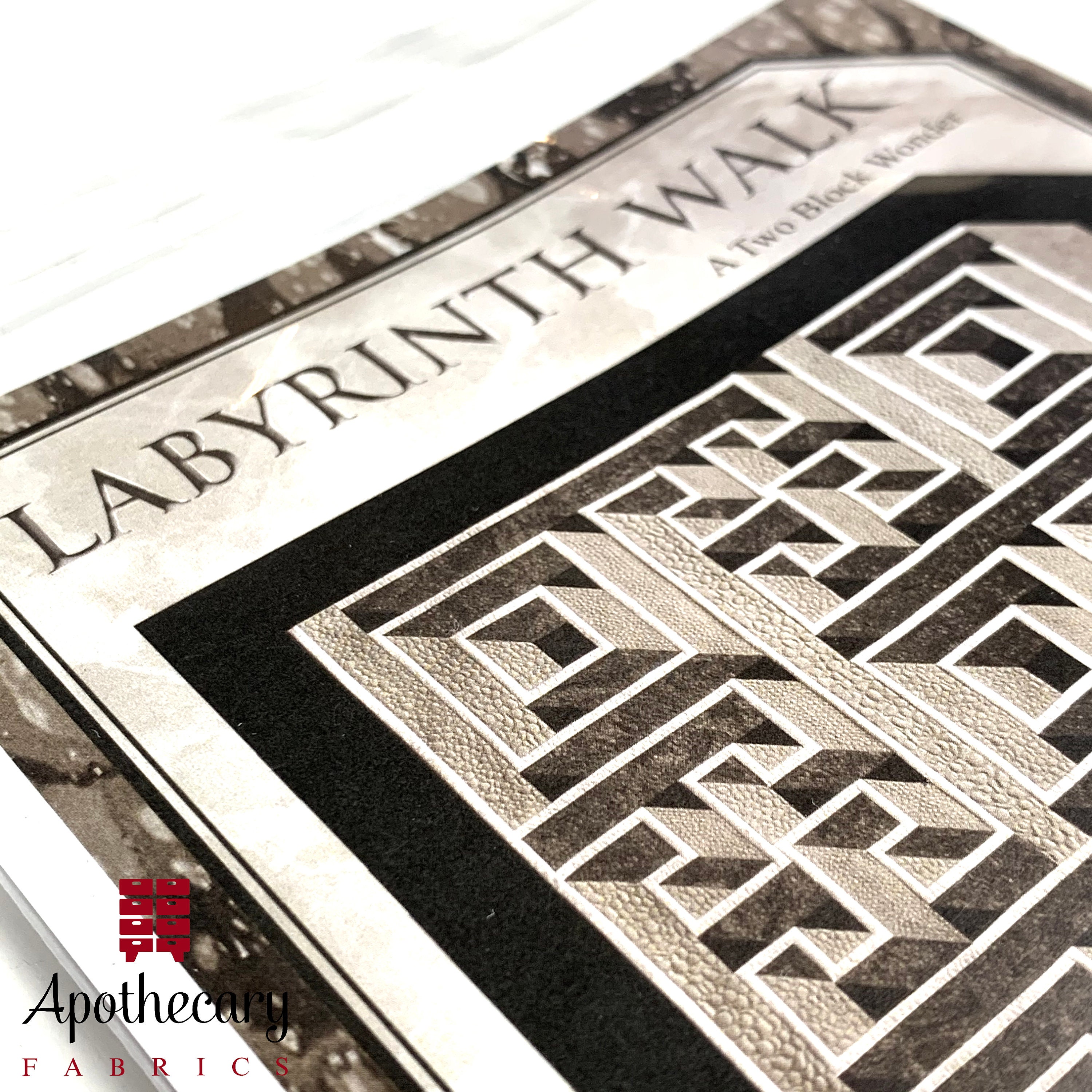 Labyrinth Walk by Guilty Quilter PAPER PATTERN Maze Quilt - Etsy