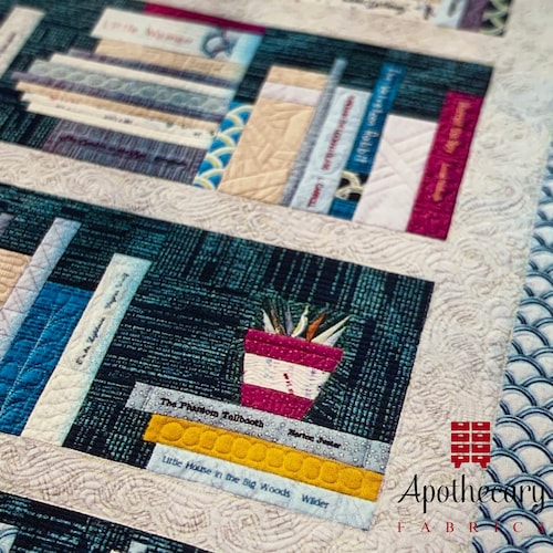 Personal Library Quilt Pattern - Etsy