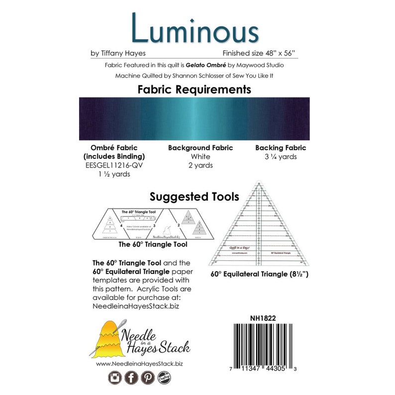 Luminous Quilt Sewing Pattern PAPER PATTERN Designed by - Etsy