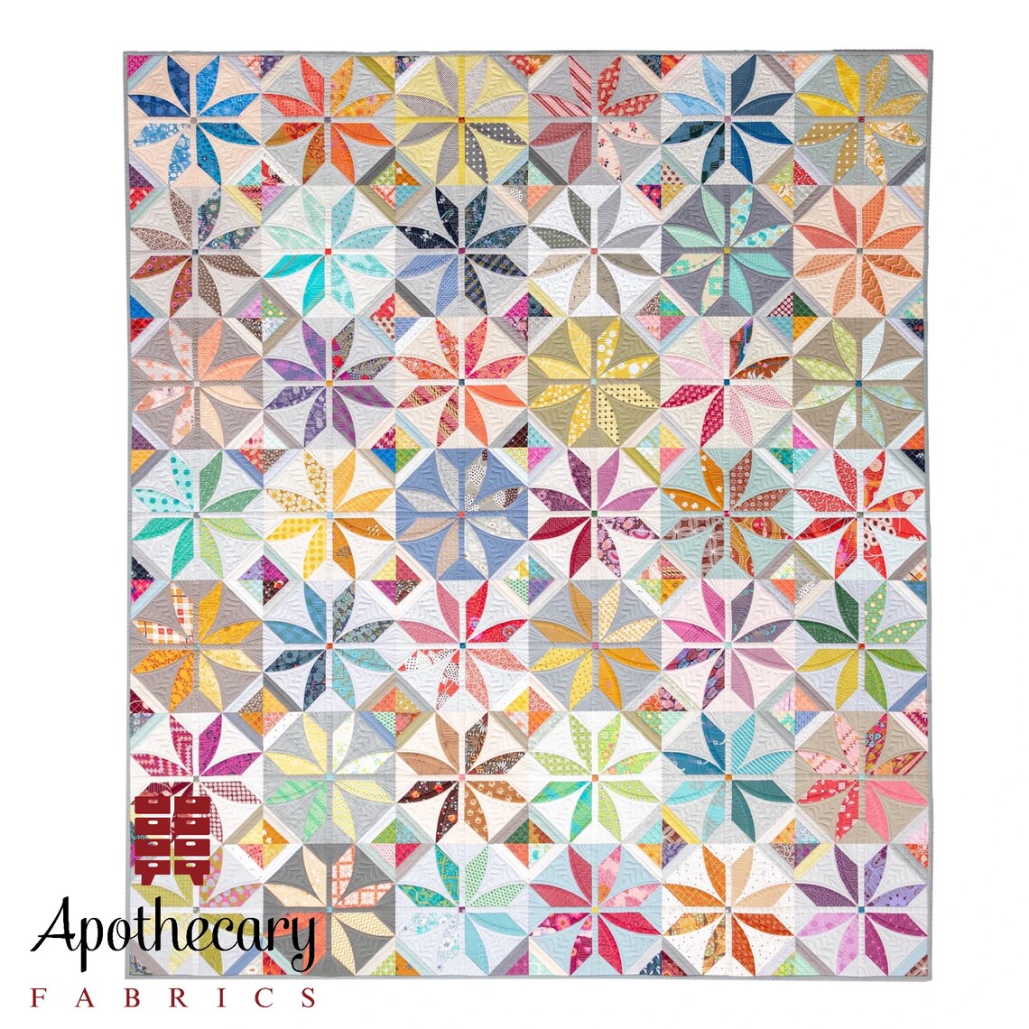 Posh Penelope Modern Quilt - PAPER PATTERN - Timeless Quilting Tutorial ...