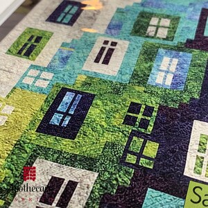 Longview Quilt Pattern - PAPER PATTERN - Free Form Quilting Tutorial - Etsy