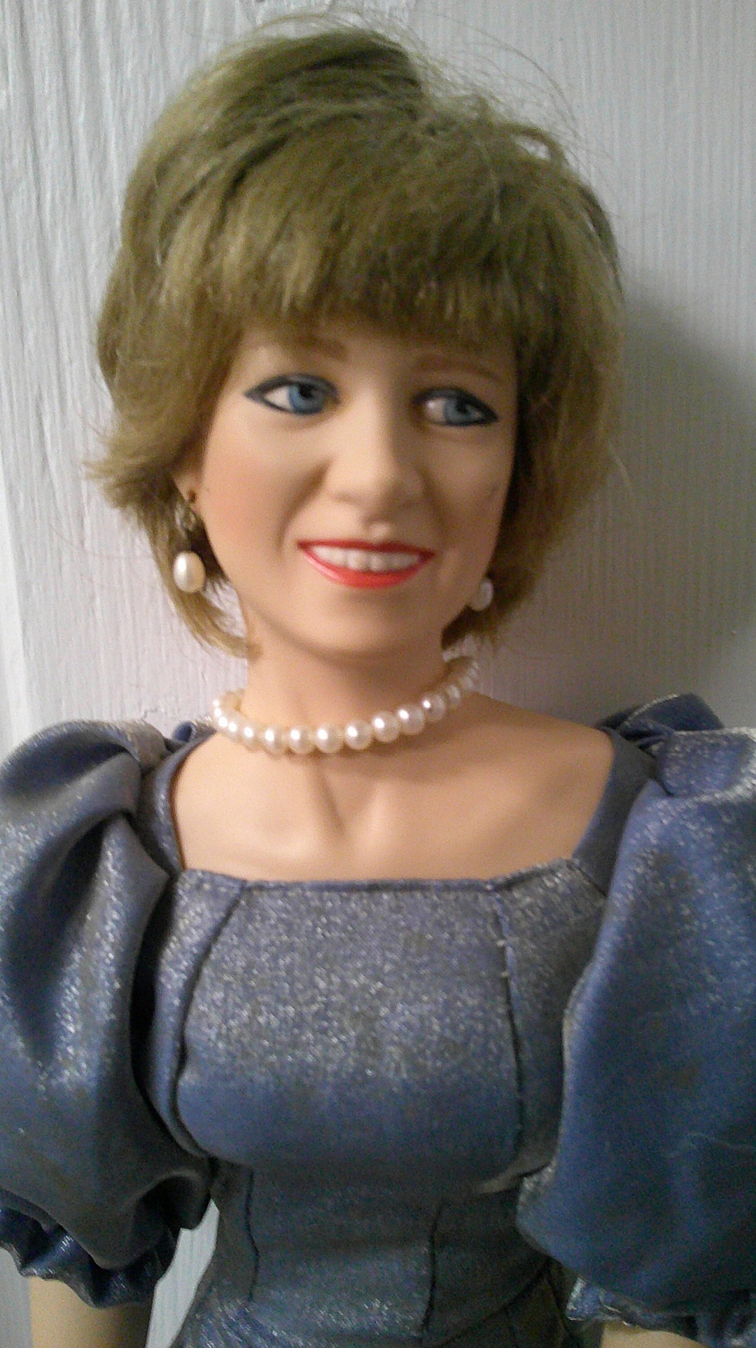 Rare Vintage 19 Doll Princess Diana Blue Evening Dress Etsy