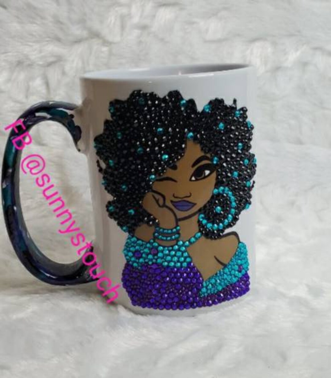 Rhinestonecoffeemug Beautiful Mug Coffee Mug Rhinestone - Etsy