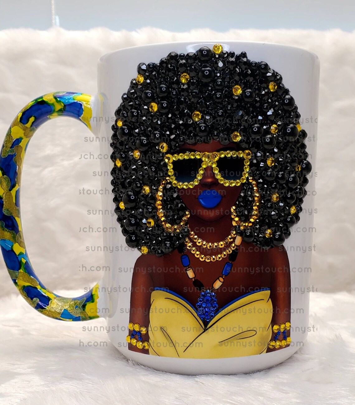 Rhinestonecoffeemug, Beautiful Mug, Coffee Mug, Rhinestone Mug, Coffee ...