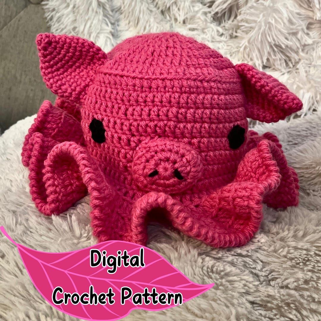 Pattern Only, Ruffle Pig Bucket Hat CROCHET PATTERN - Etsy