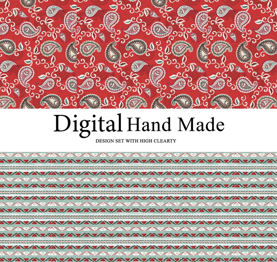 Red Colour Bandhani Pattern for Women Wear Ready to Print Design - Etsy