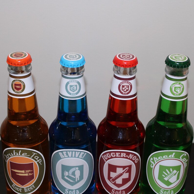 4-pack - COD Zombies Perk Bottles - Original Four Collectible Gift Set ...