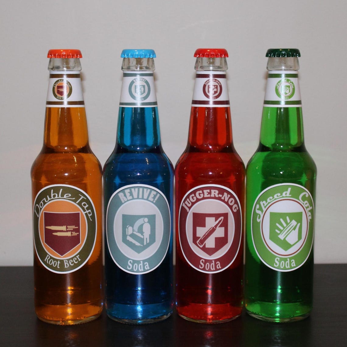4-pack - COD Zombies Perk Bottles - Original Four Collectible Gift Set ...