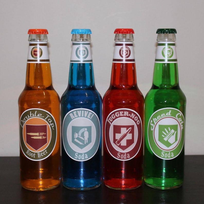 4-pack - COD Zombies Perk Bottles - Original Four Collectible Gift Set ...
