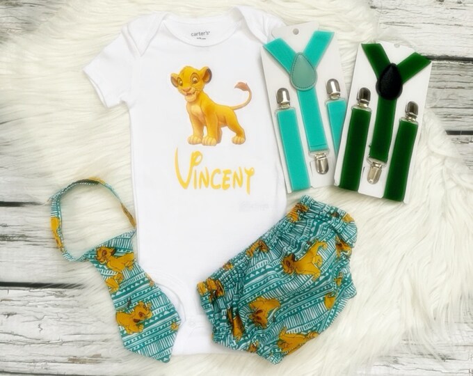 Simba Outfit,simba Cake Smash,lion King Birthday Cake Smash,toddler Boy ...