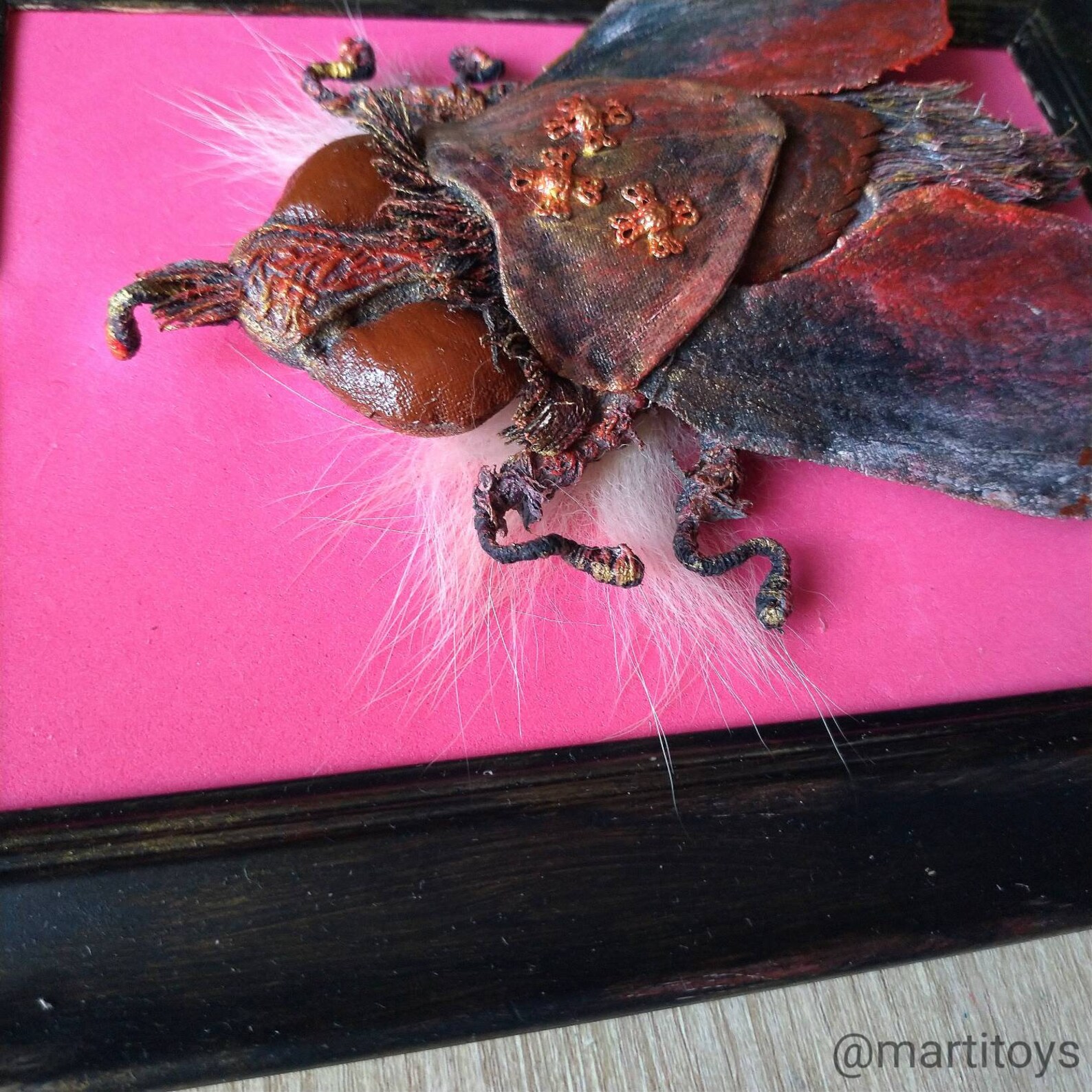 Fly Decor Handmade Insect Wall Decor Fly Art Insects Framed | Etsy