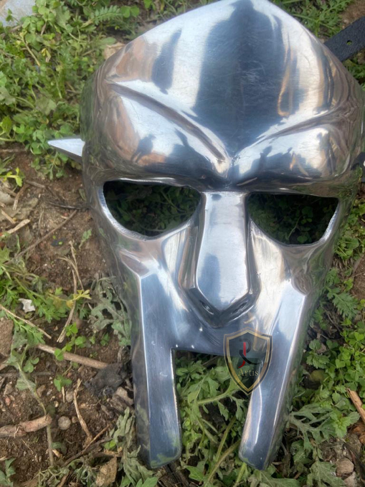 MF Doom Mask Hand-Forged Sca Larp Gladiator MF Doom Rapper | Etsy
