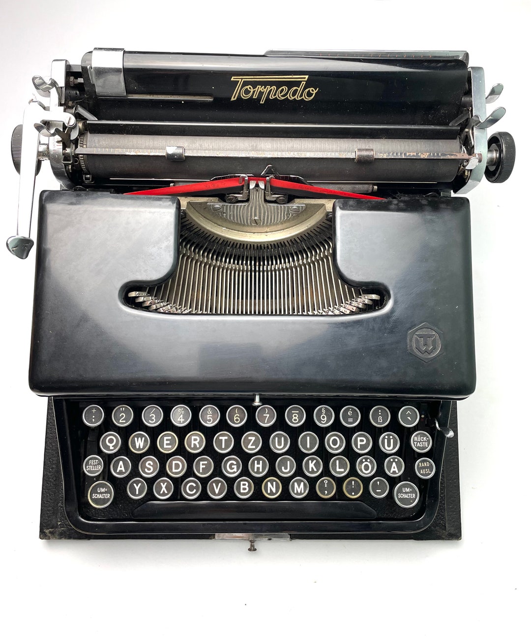 Magical Vintage Typewriter in a Suitcase I Torpedo Portable Typewriter ...