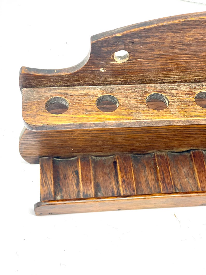 ANTIQUE PIPE STAND | Tobacco Pipe Stand | for 9 Pipes | Vintage Pipe ...