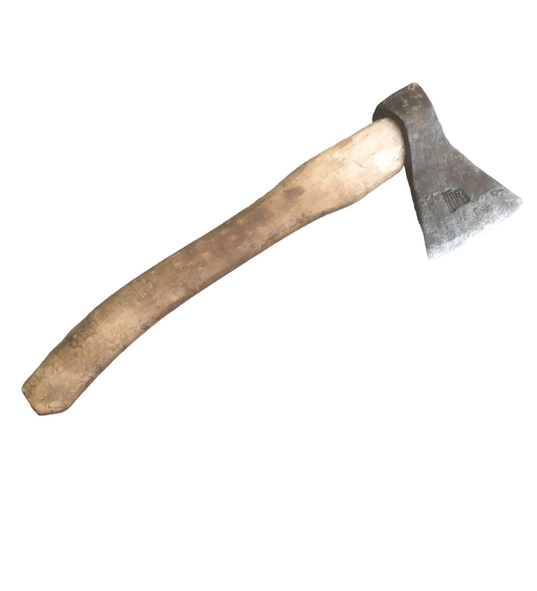 Old Large Forged Picnic Ax From the 80s With a Stamp - OPB2 (PO "trud ...