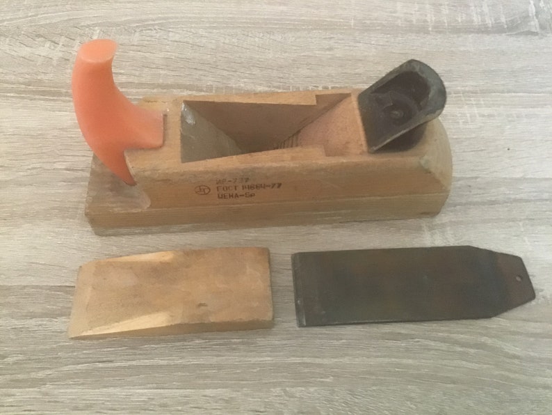 Soviet Vintage Tool of 70s Hand Planer Blade Primitive - Etsy