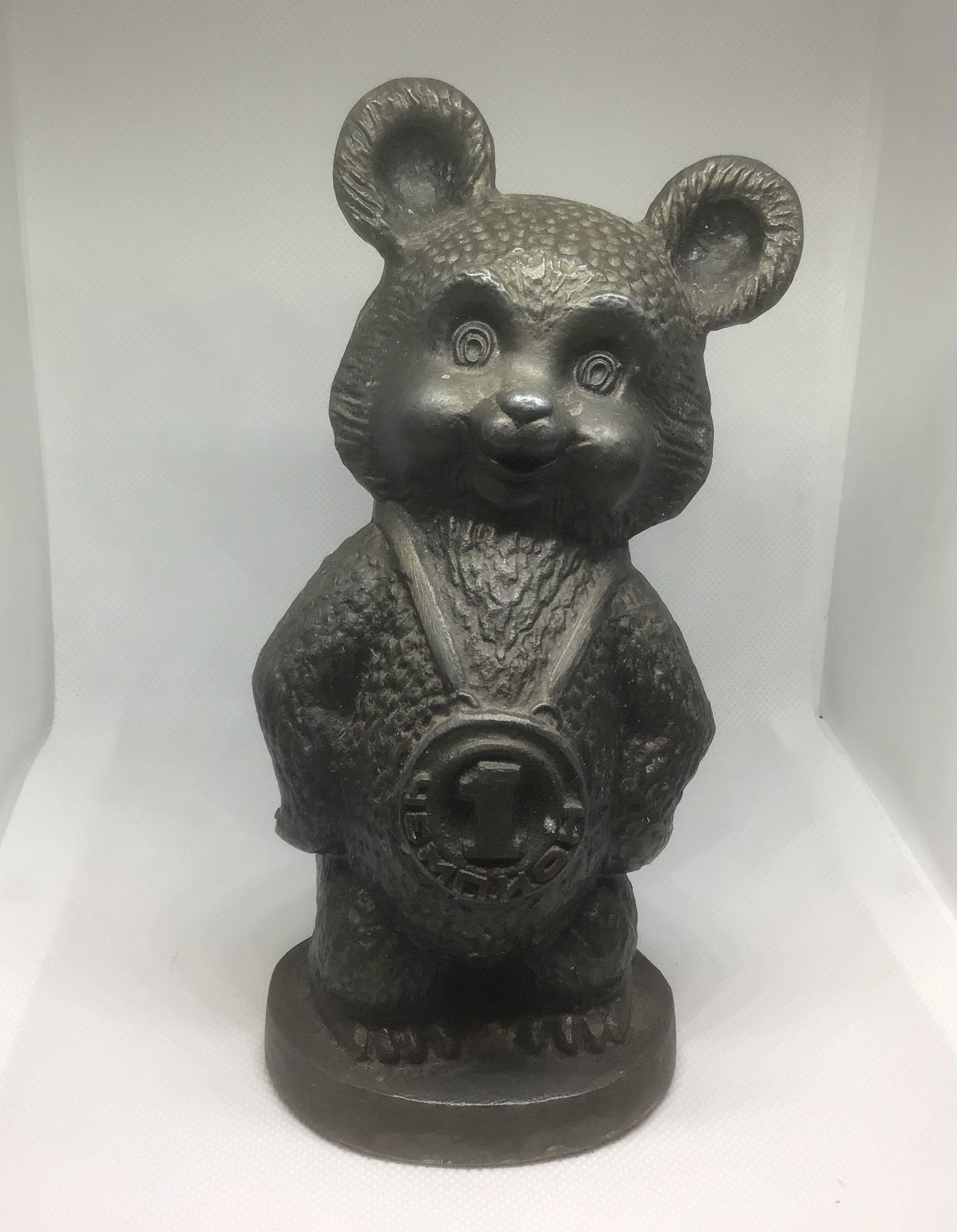 Oso olímpico de metal vintage escultura de oso oso | Etsy