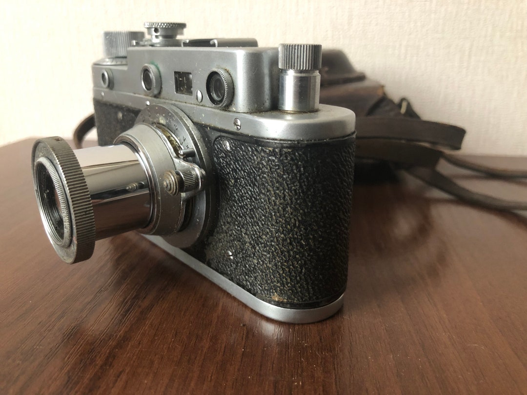Vintage Russian Soviet Camera Zorkiy-s 50s a Copy of the Legendary ...