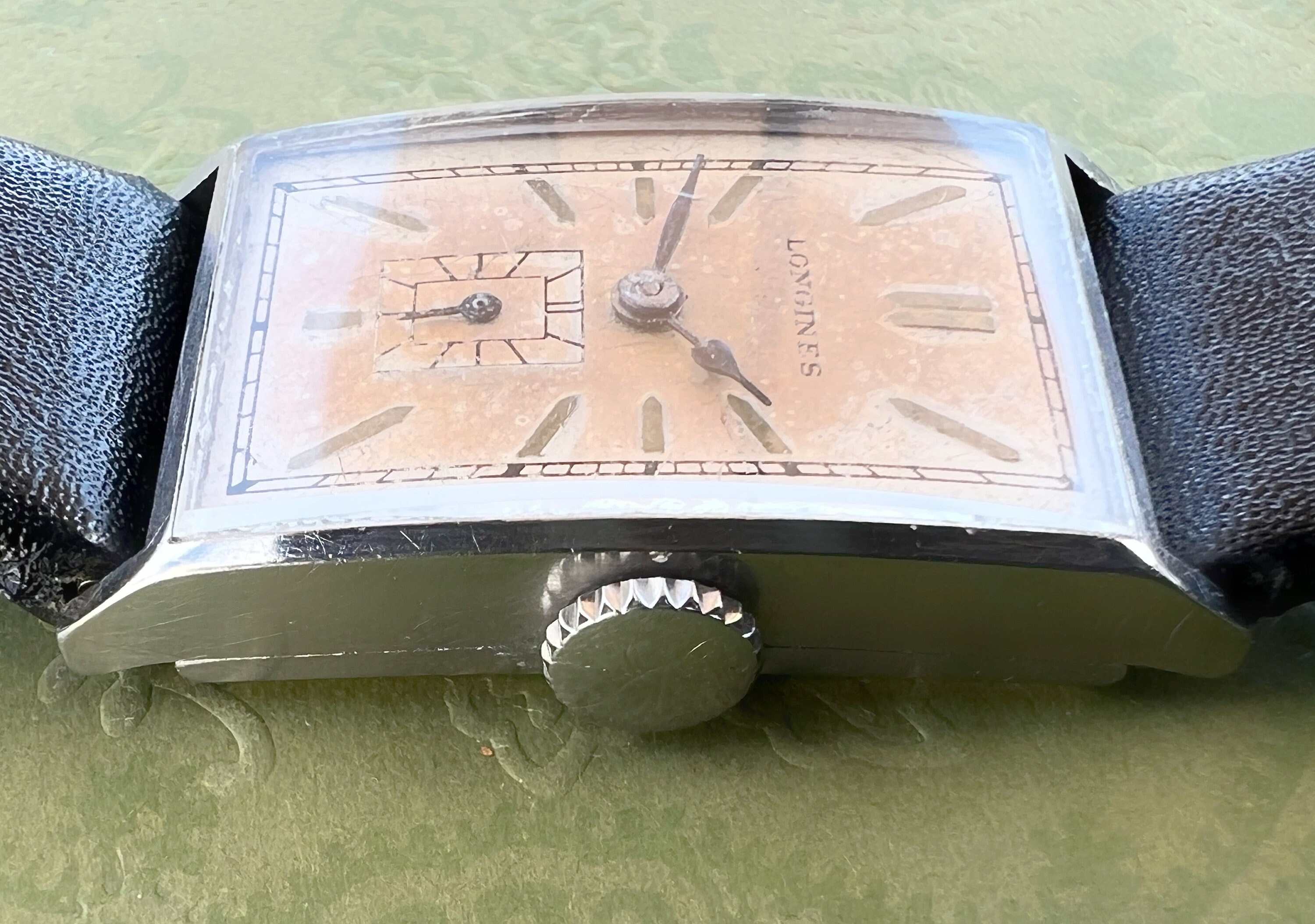 Rare 1930s Longines Tank in Stainless Steel - Etsy