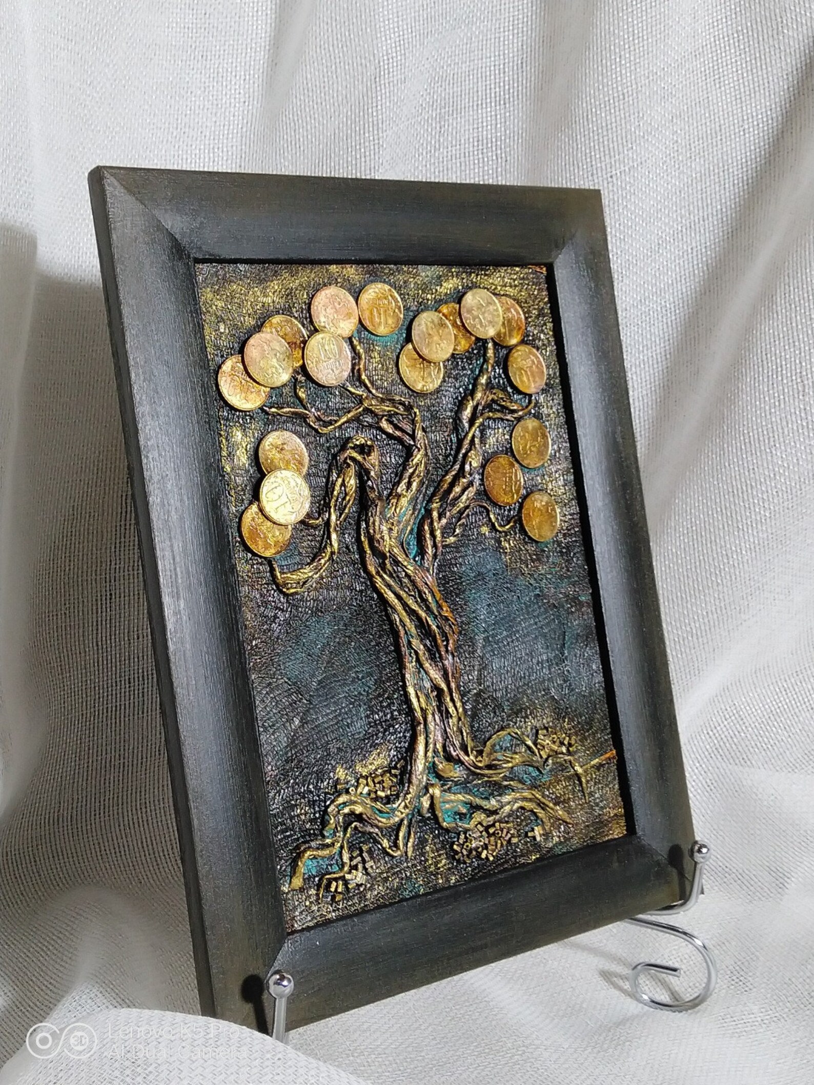 Decorative painting Money Tree in a frame ideal gift for mom | Etsy