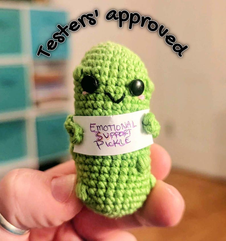 Emotional Support Pickle - CROCHET PATTERN ONLY - US English - Etsy