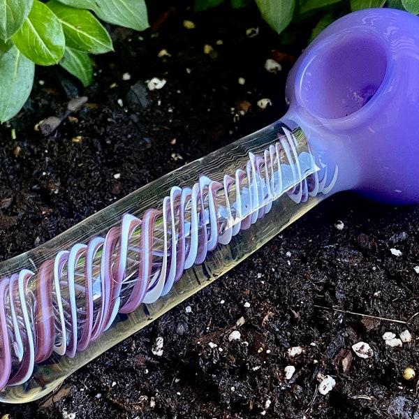 Purple Glass Pipe - Etsy