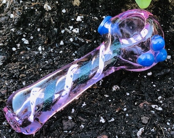 Purple Glass Pipe | Etsy