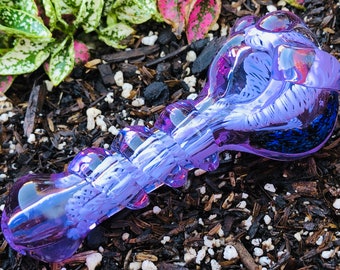 Purple Glass Pipe | Etsy