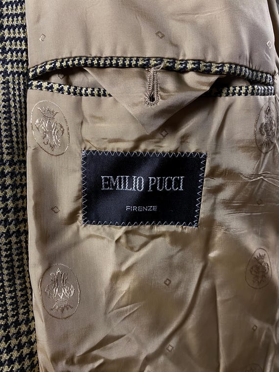 Rare Vintage EMILIO PUCCI Firenze Frey Olive Cashmere… - Gem