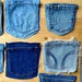18 Upcycled Denim Back Pockets Mixed Brand - Etsy