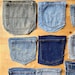 18 Upcycled Denim Back Pockets Mixed Brand - Etsy