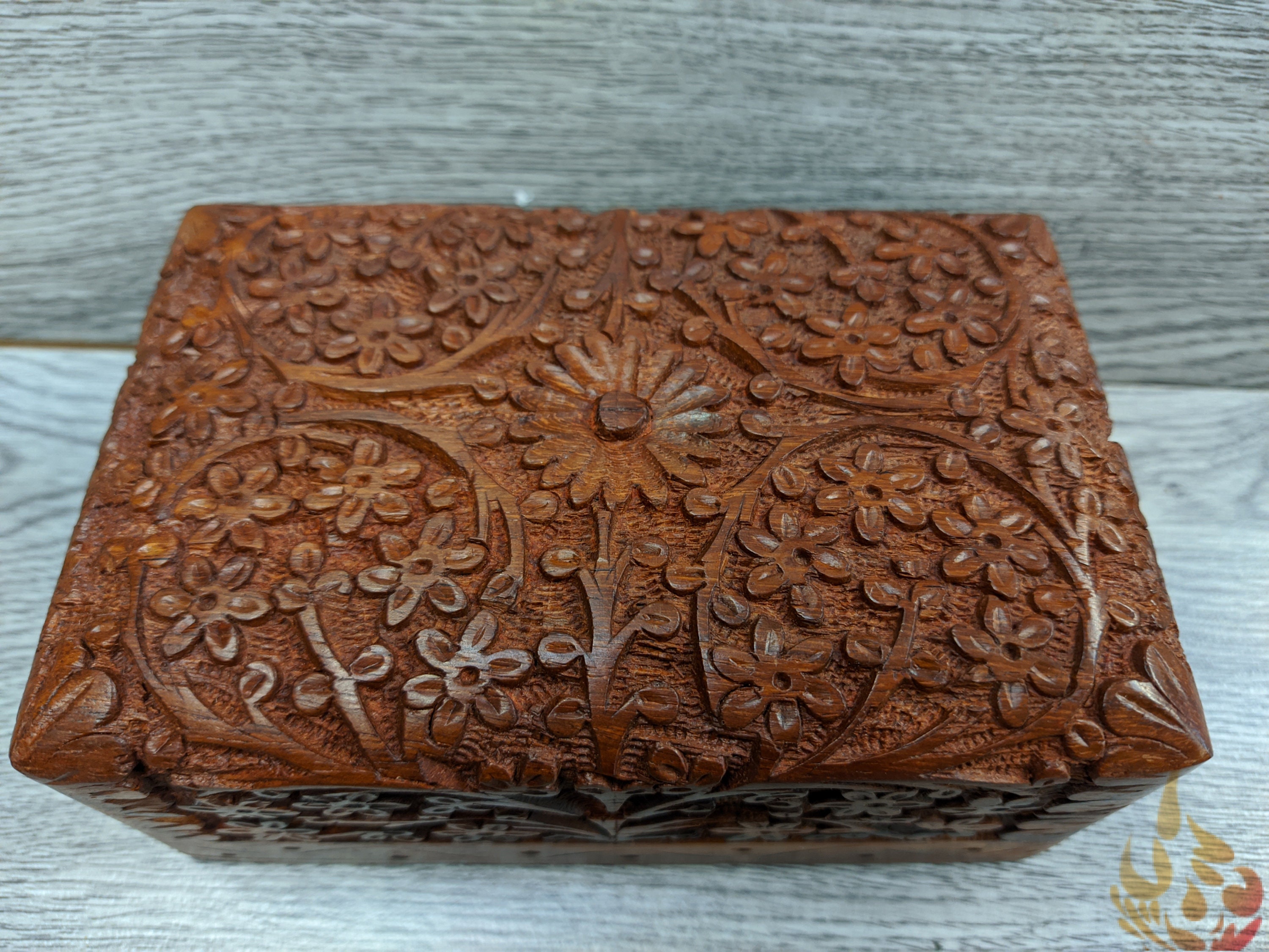 Wooden Box Floral/jewellery Box/boho Decor/hippie Decor/floral - Etsy UK