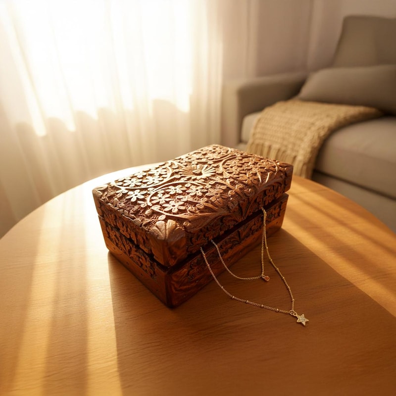 Memory Box Hand Carved - Etsy UK