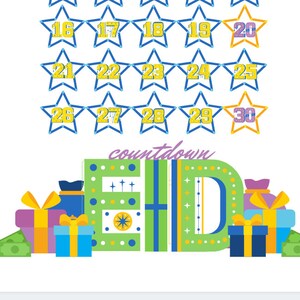 Ramadan Eid Countdown Poster | Islamic School Month Calendar | Muslim ...