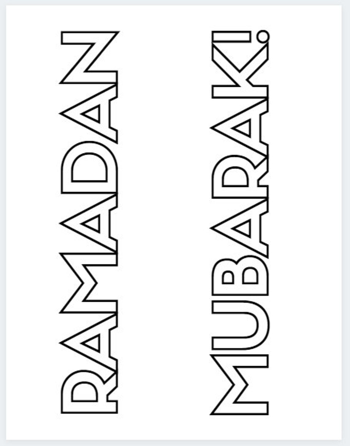 Ramadan Printable Lanterns & Decoration | Eid Elementary School ...