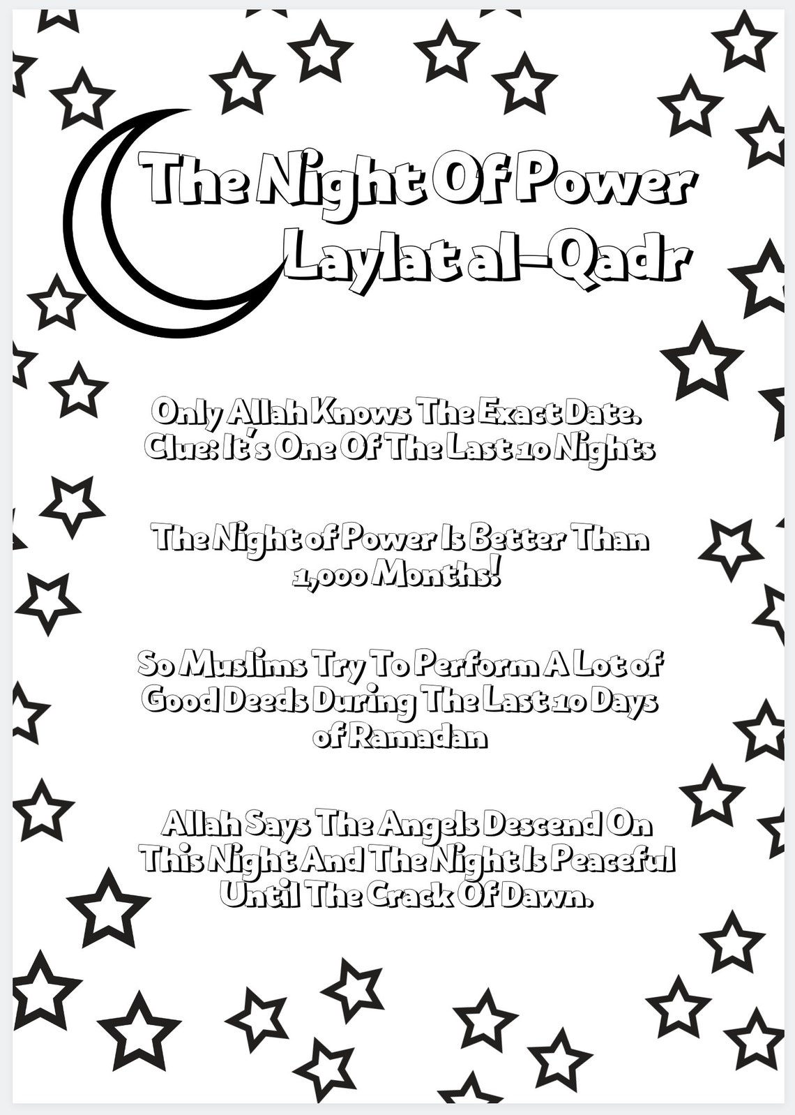 Ramadan Printable Activity Bundle Ramadan Coloring Activity | Etsy
