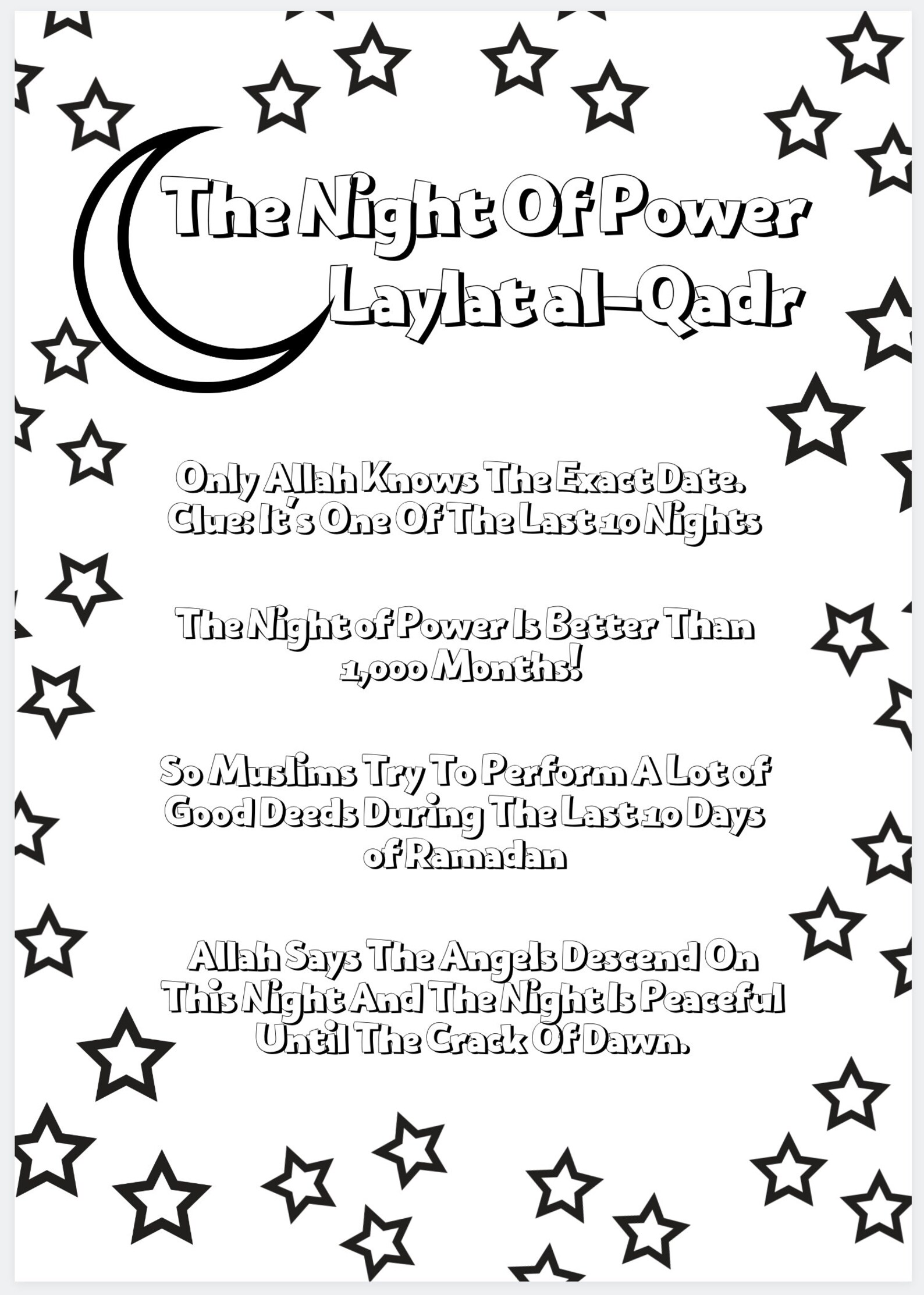 Ramadan Printable Activity Bundle Ramadan Coloring Activity Children's ...