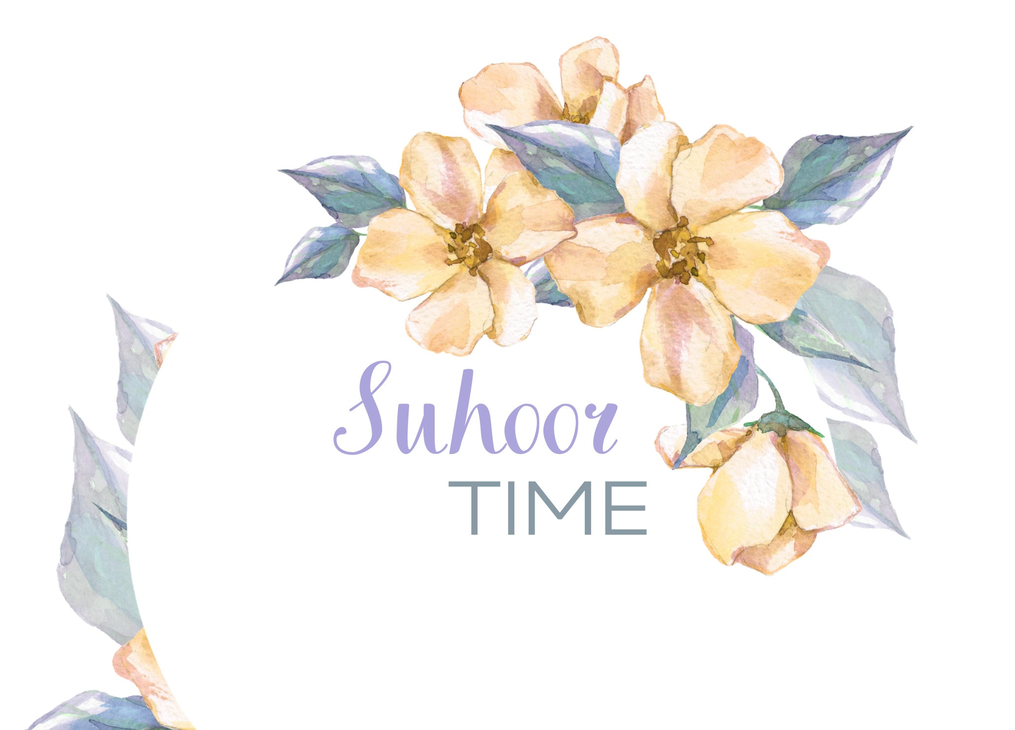 Ramadan Printable Timetable Islamic Ramadhan Ramzan - Etsy