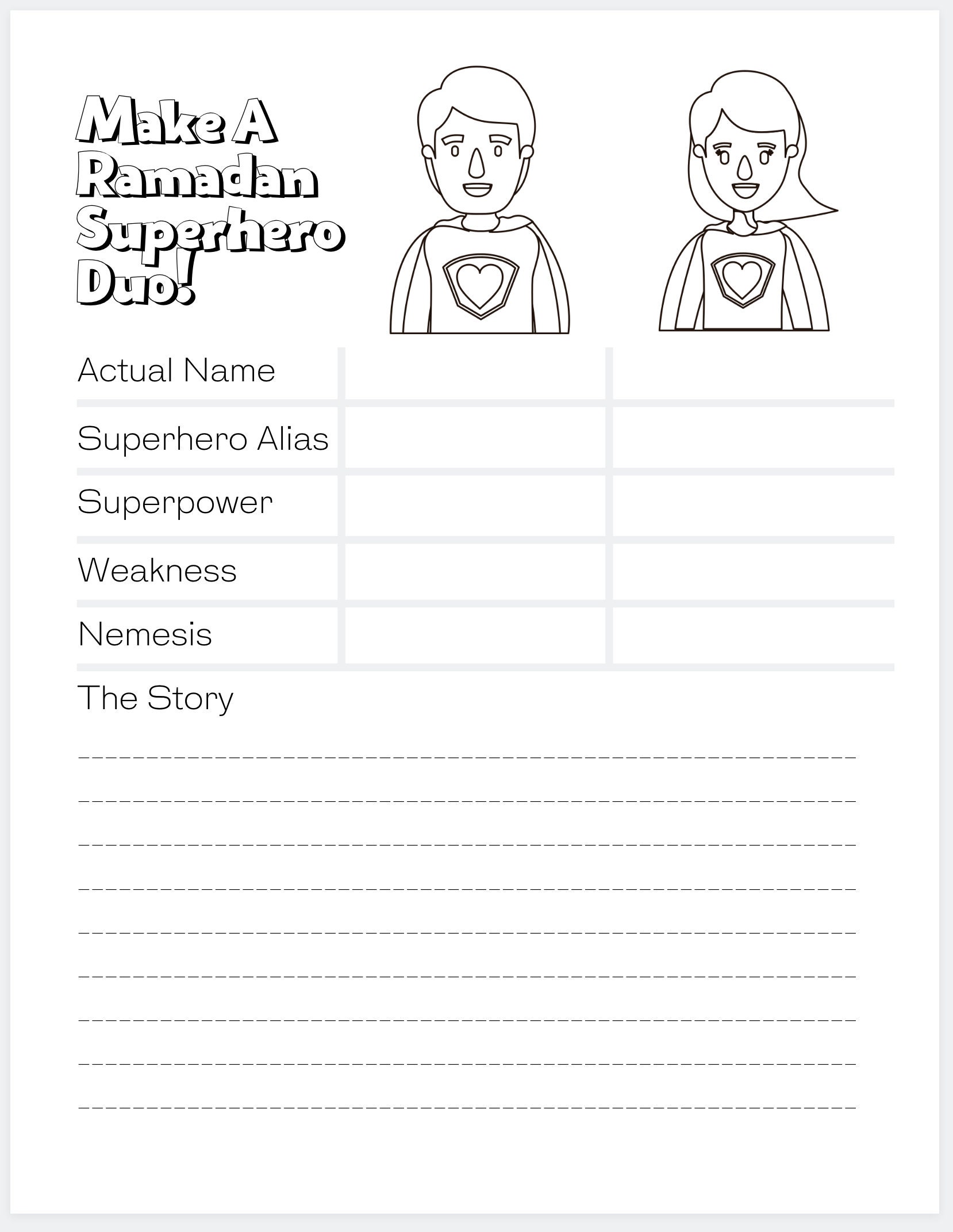 Ramadan Printable Activity Bundle | Eid Elementary School Activities ...