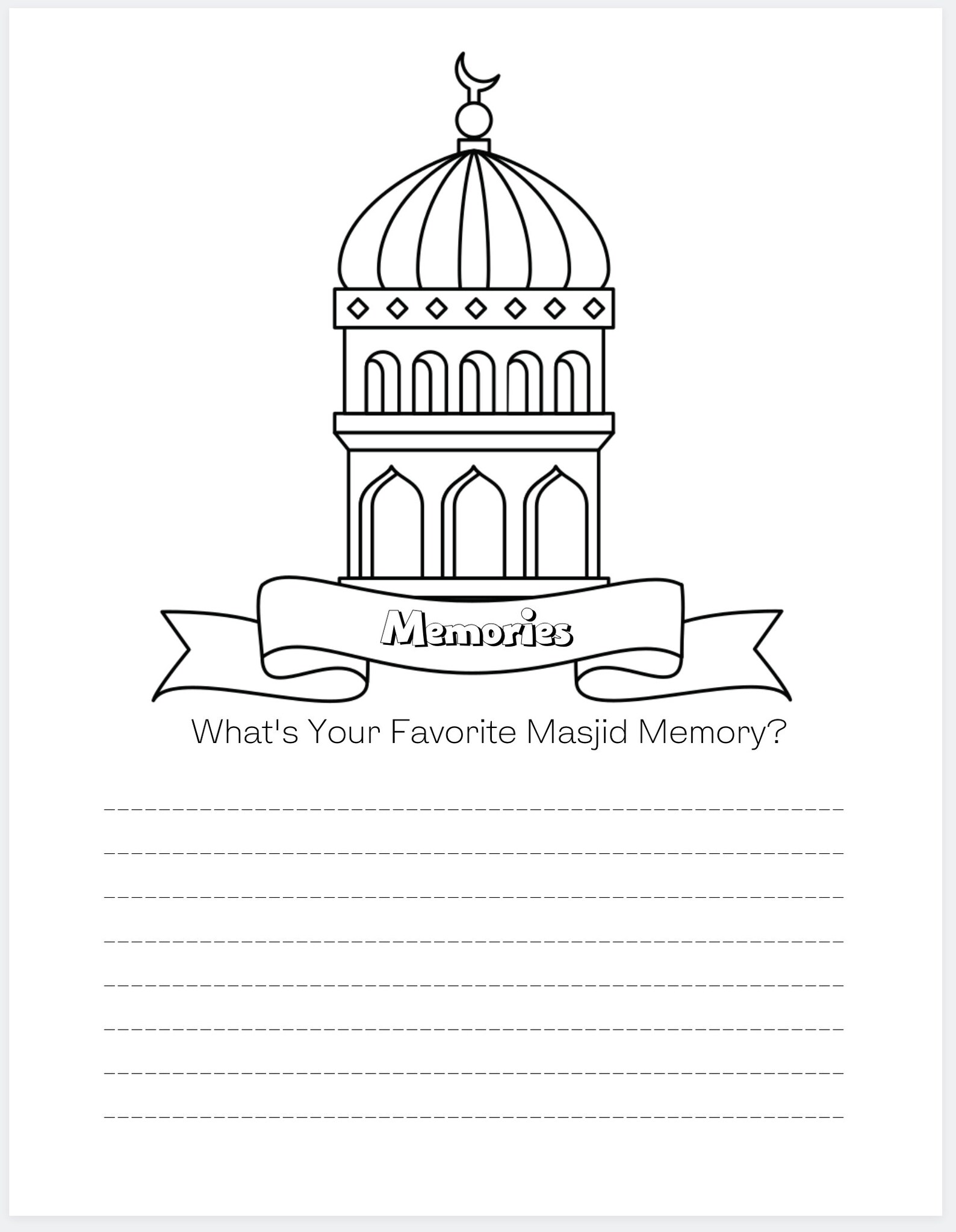 Ramadan Printable Activity Bundle Eid Elementary School | Etsy