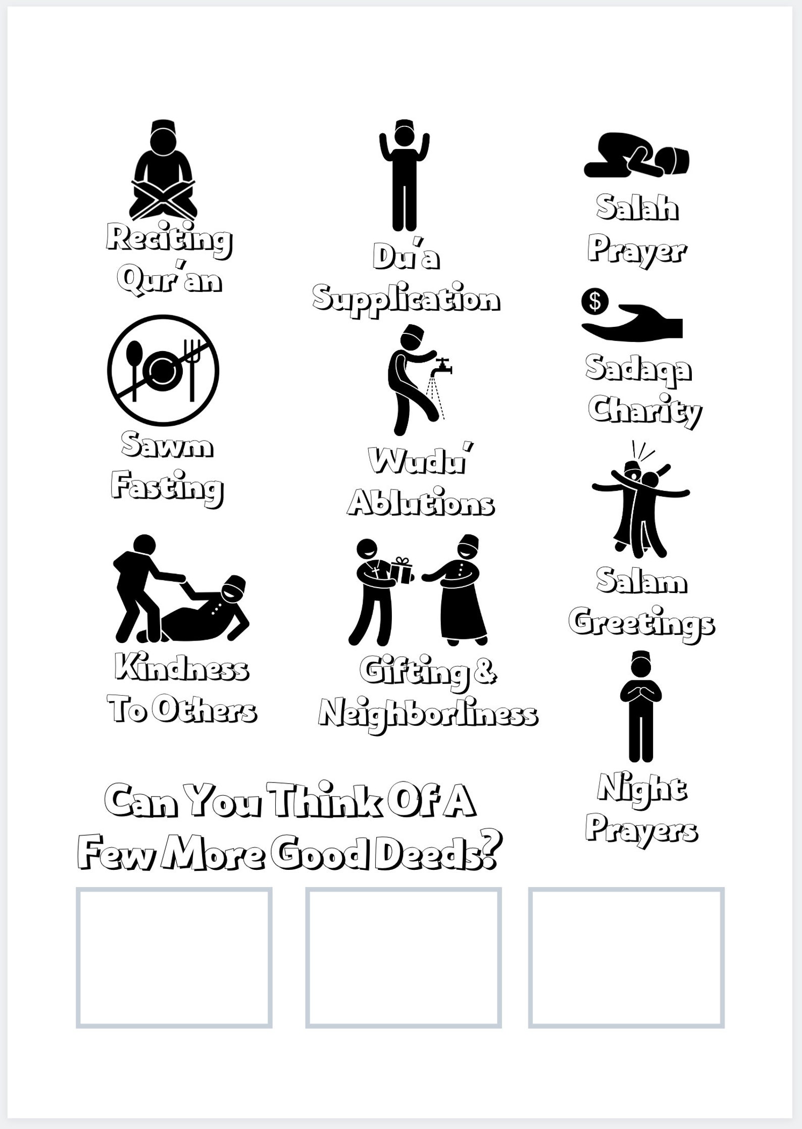 Ramadan Printable Activity Bundle Ramadan Coloring Activity Children's ...