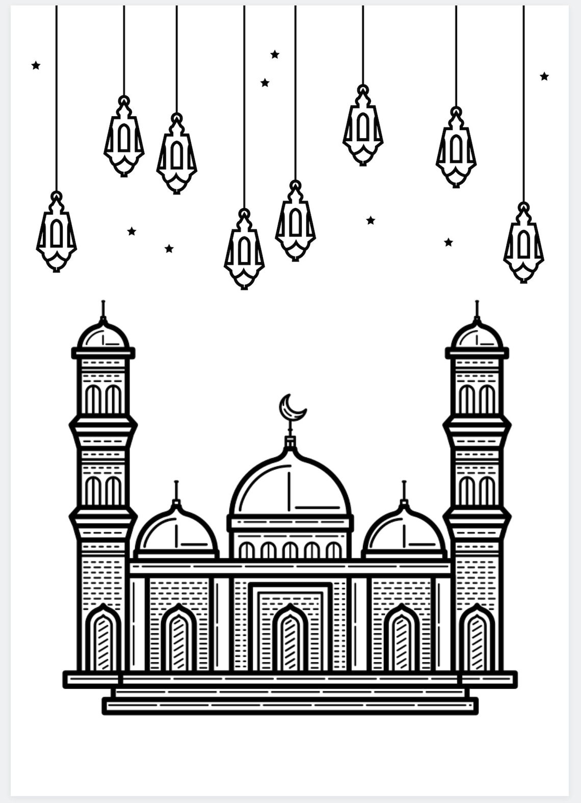 Ramadan Printable Activity Bundle Ramadan Coloring Activity | Etsy