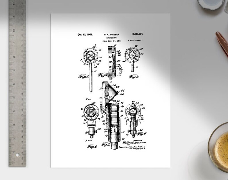 Set of 3 Optometry Patent Prints | Eye Doctor Ophthalmologist Decor | B ...