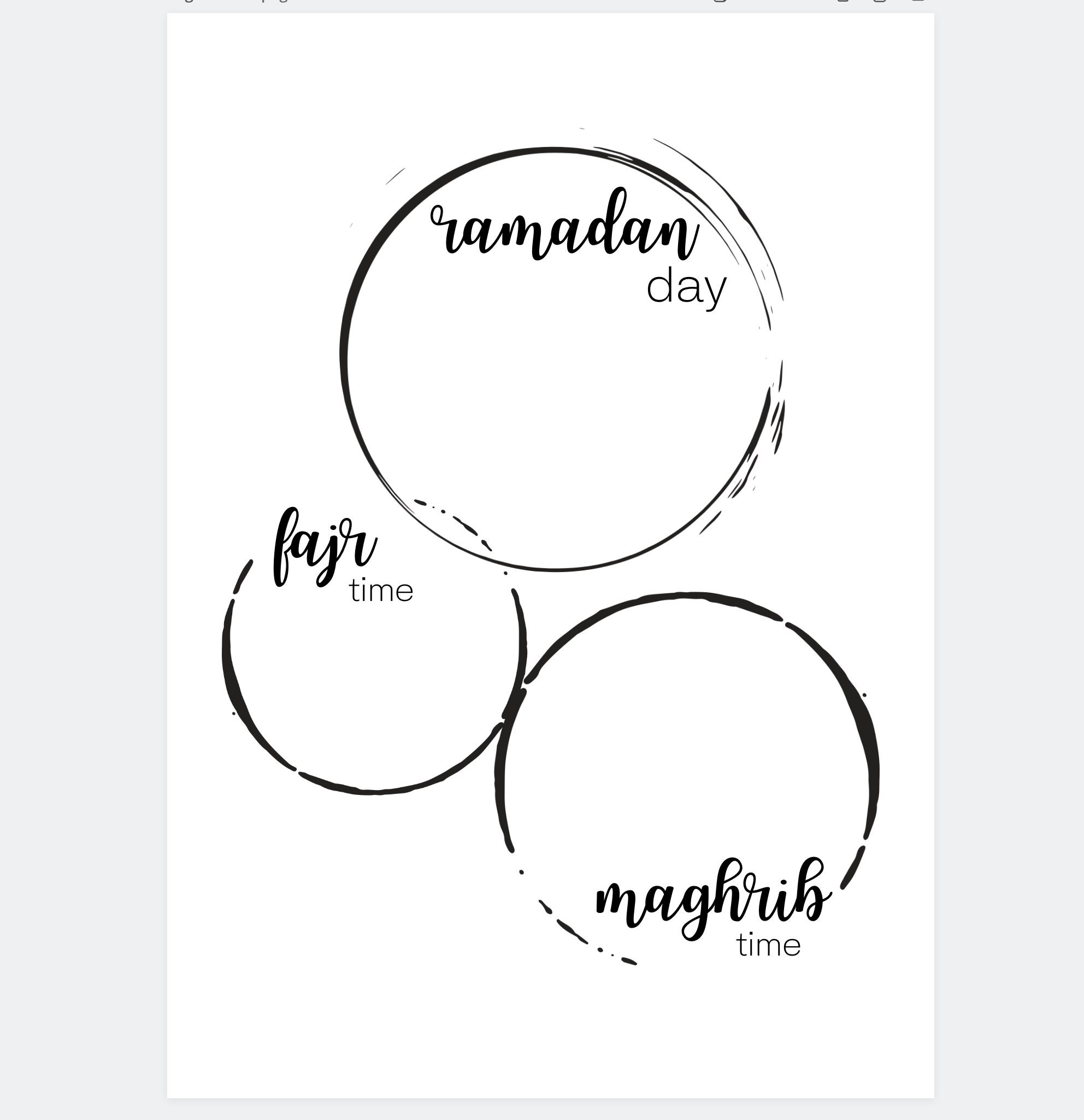 Ramadan Printable Timetable | Islamic Ramadhan Ramzan Decoration ...