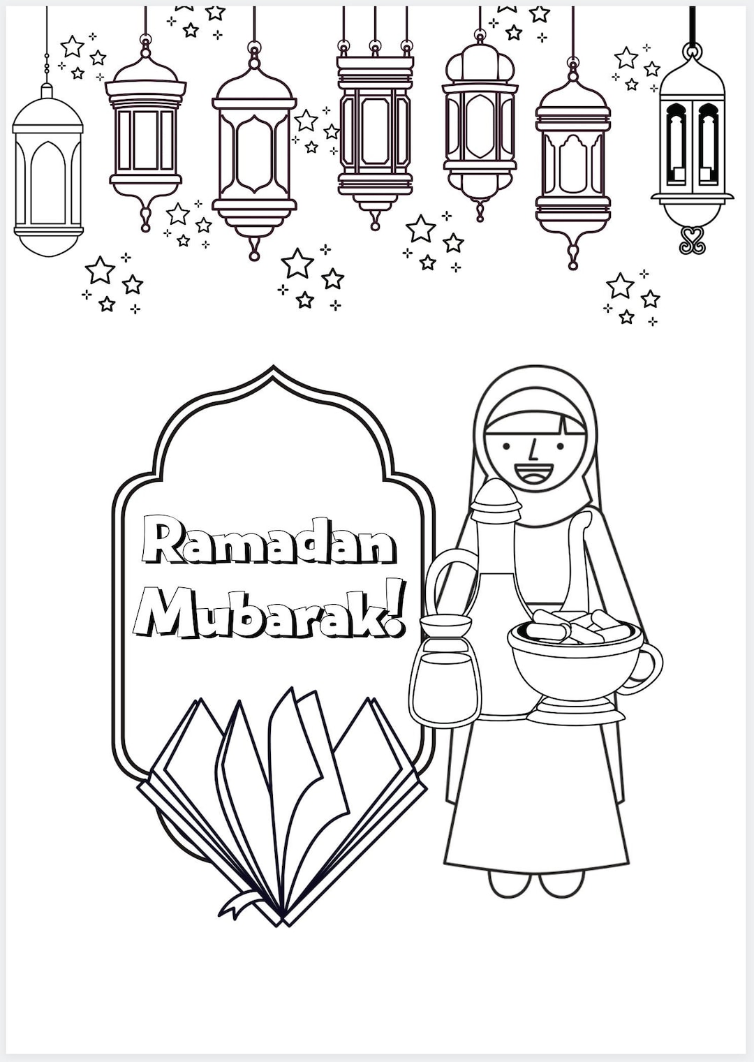 Ramadan Printable Activity Bundle | Ramadan Coloring Activity ...