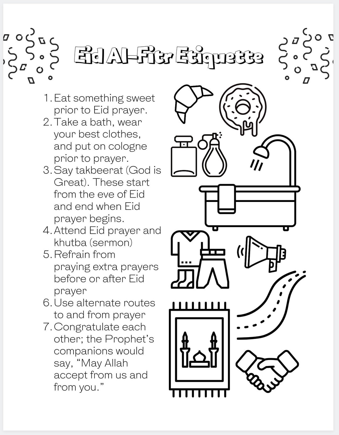 Ramadan Printable Activity Bundle | Eid Elementary School Activities ...