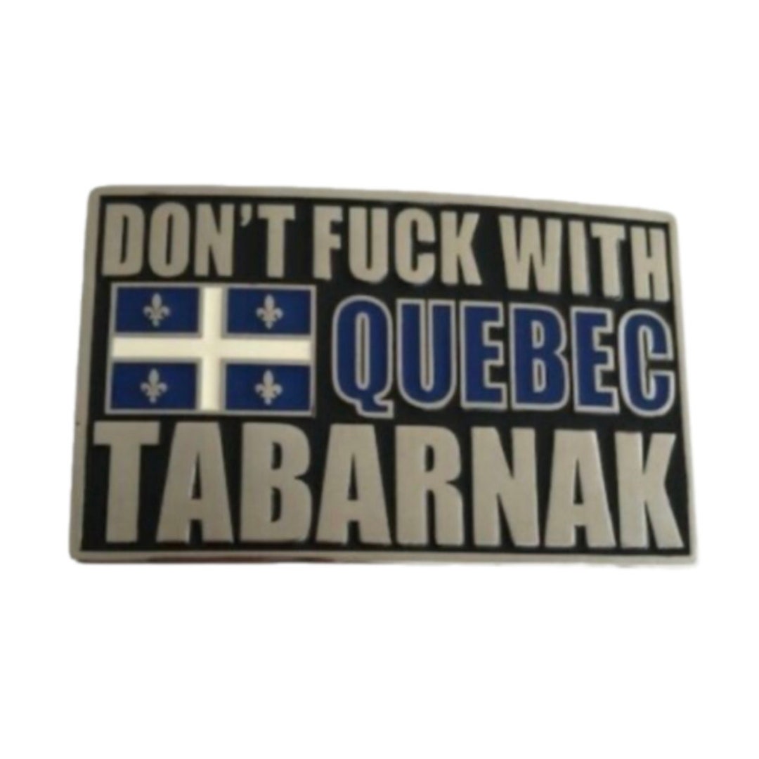 Dont FK With Quebec Tabarnak Funny Belt Buckles - Etsy