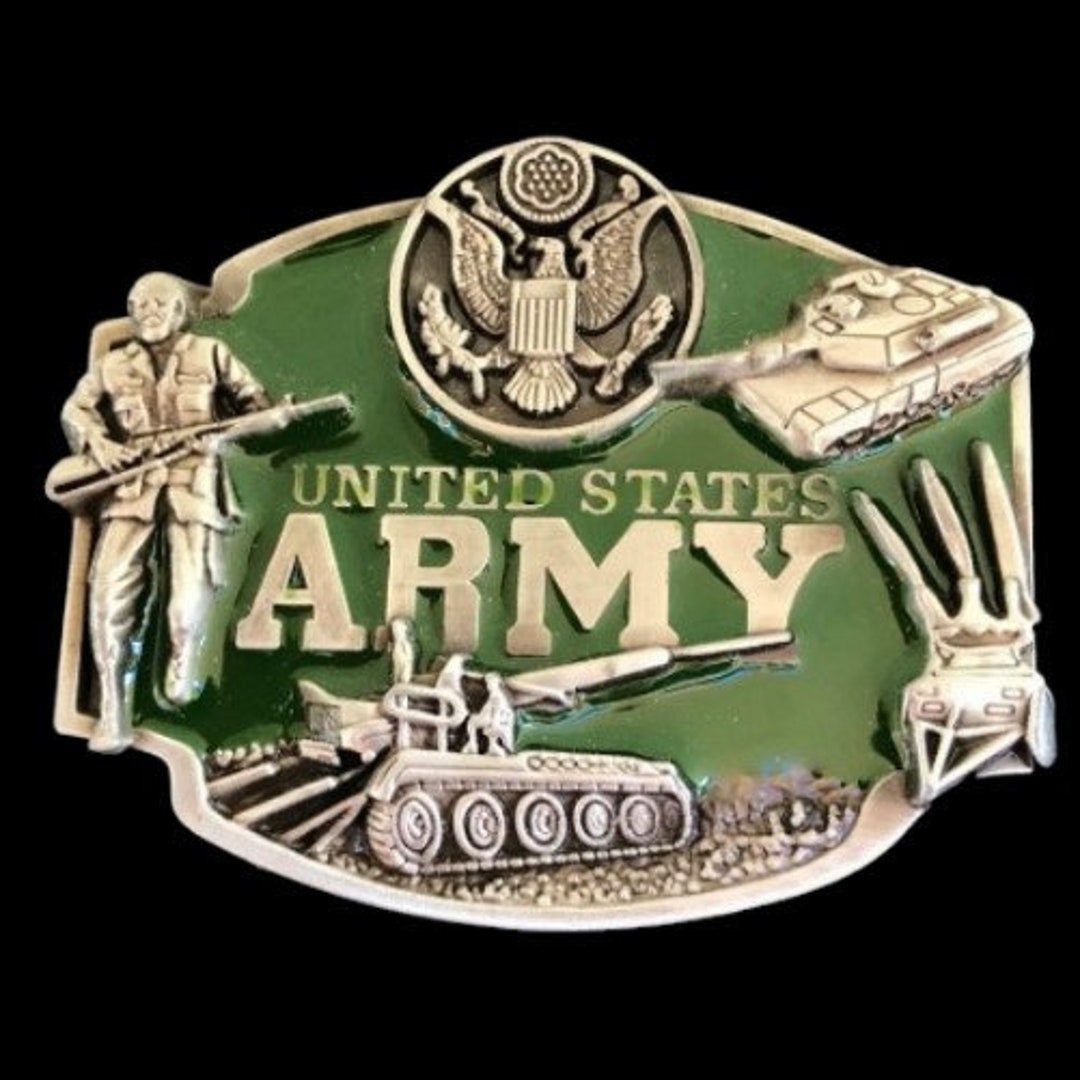 Belt Buckle United States Army Military USA Soldier Buckles - Etsy
