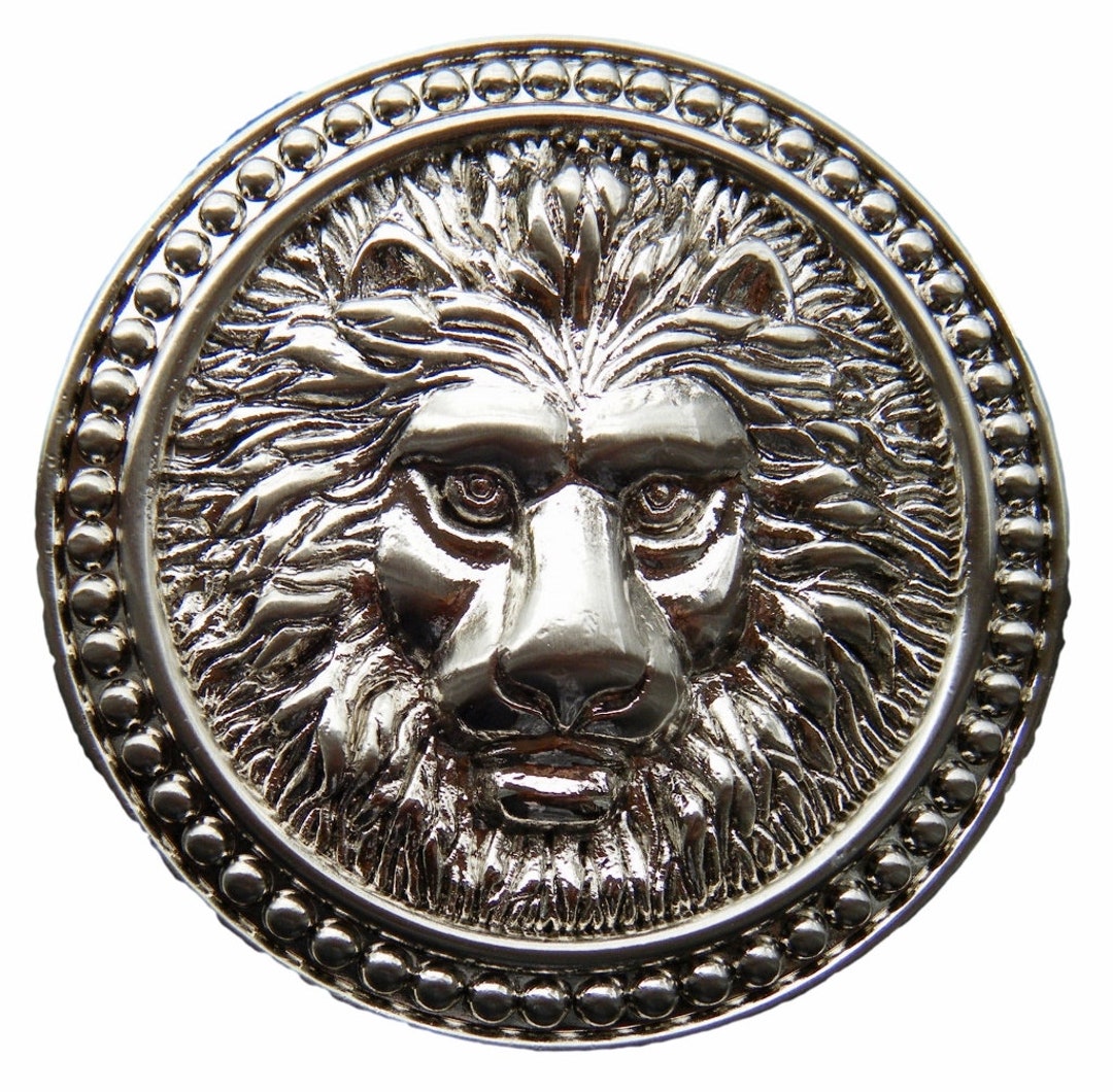 Lion Belt Buckle Lion's Head Animal Wild Ferocious Roman Style Buckles ...